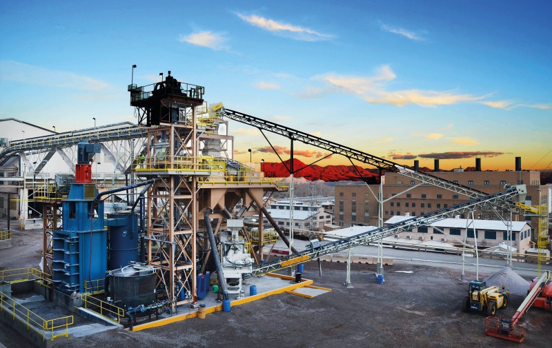 copper and gold mining process