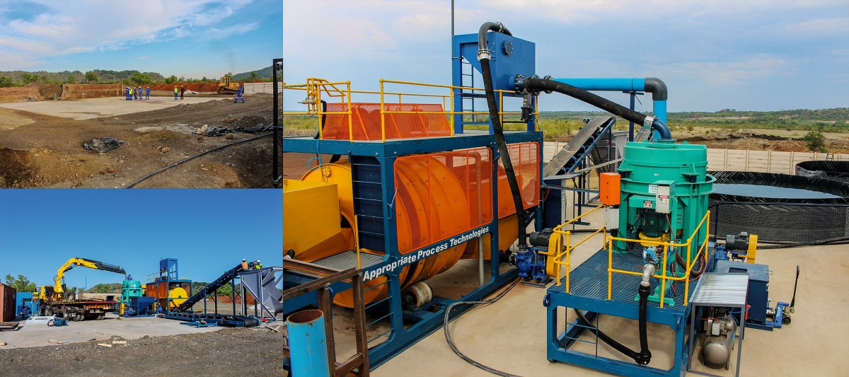 gold mining processing plant