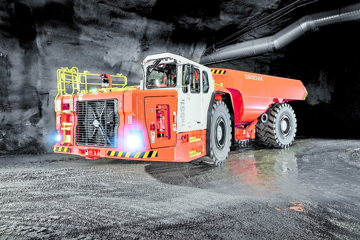 Improved performance of Sandvik flag ship trucks Sandvik TH663i and ...