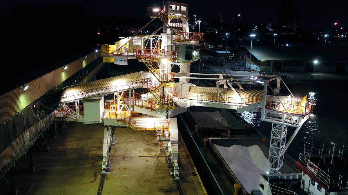 Ship loading system for urea fertilisers to Malaysia - Mineral Processing