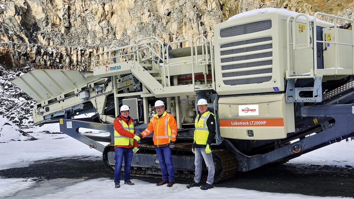 Traditionsbetrieb Scherer Baustoffe geht neue Wege - Aufbereitungstechnik