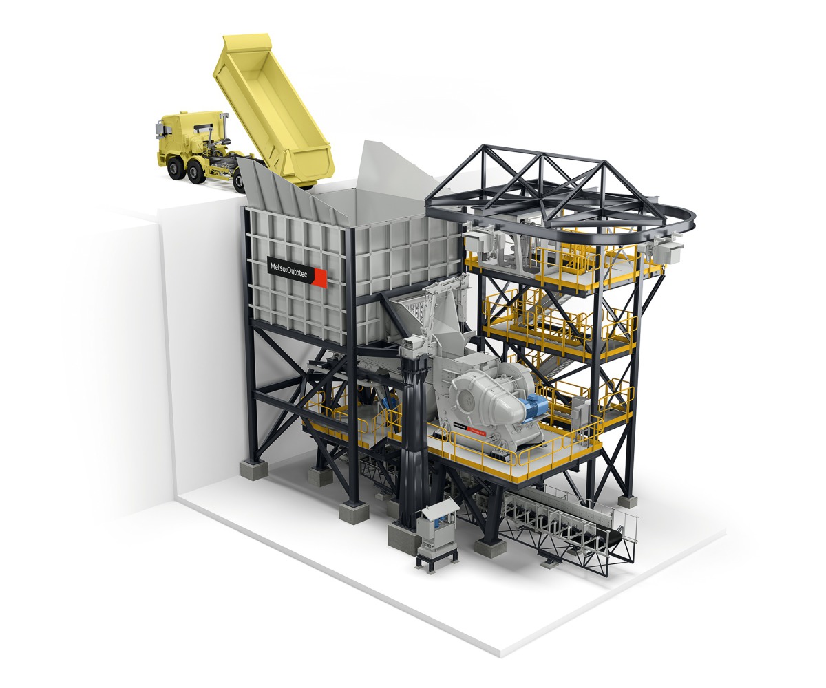 Metso Outotec FITTM Crushing Station at Amarillo Gold in Brazil ...