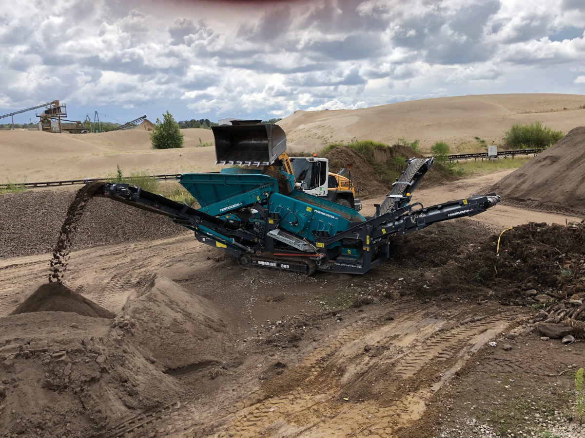 Die Powerscreen Warrior 800 – ein zuverlässiger Partner für mobile Einsätze - Aufbereitungstechnik