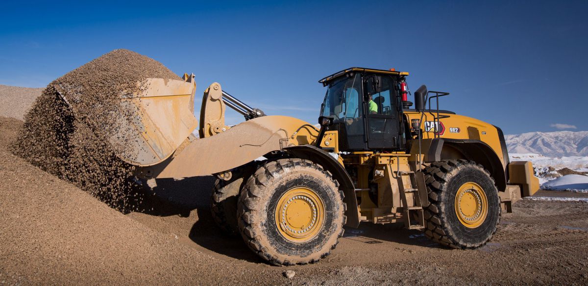 Cat Radlader der neuen Generation in der Klasse 30 bis 36 Tonnen ...