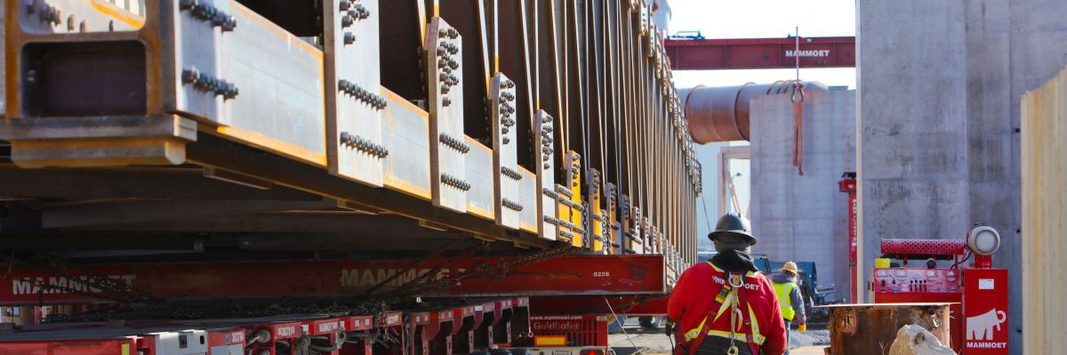 Mammoet successfully sets new pipe rack in Iowa mine - Mineral Processing