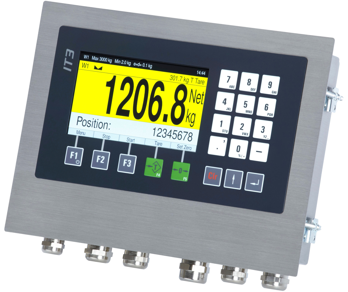 Belt scale with SysTec weighing terminals for soil recycling - Mineral ...