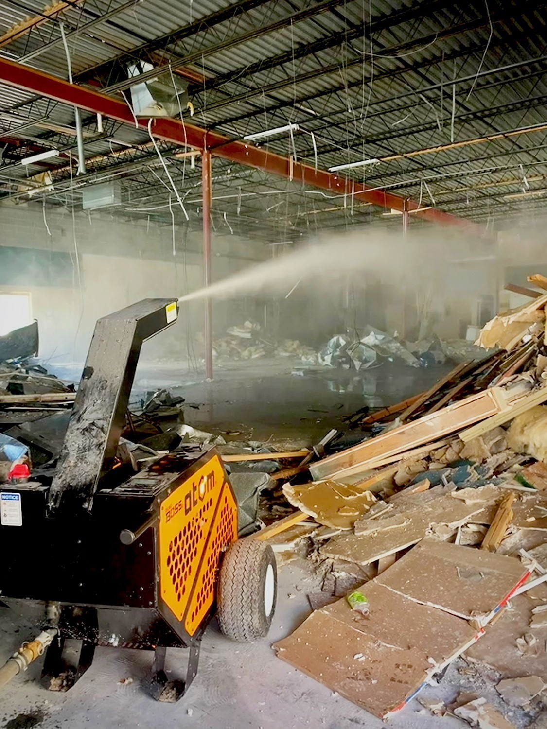 Dust control during indoor demolition work - Mineral Processing