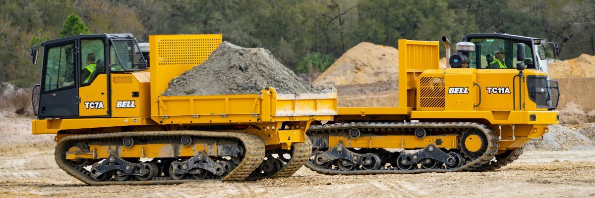 Bell Raupentransporter feiern Europa-Premiere - Aufbereitungstechnik