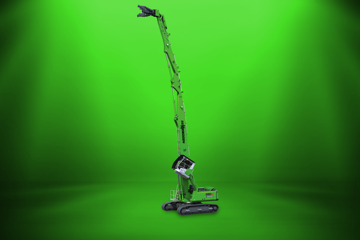 Multifunctional SENNEBOGEN 830 Demolition machine with two new ...