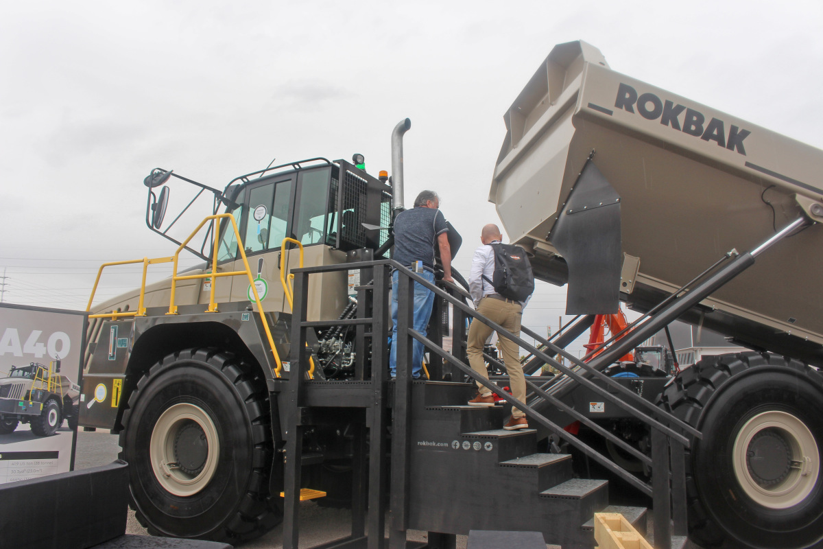 Rokbak connects with the crowds and customers at CONEXPO - Mineral ...