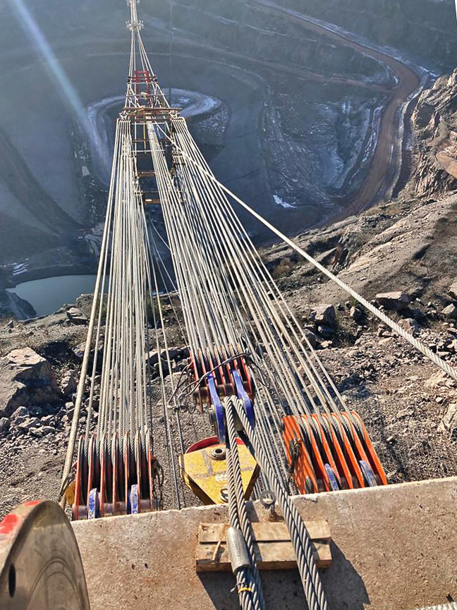 The RopeCon® Bardon Hill used to transport overburden reduces CO2 ...