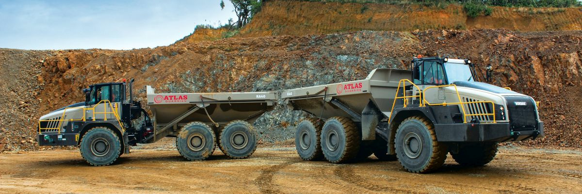 The RA40 pair helping carry the load for Atlas Quarries - AT Minerals
