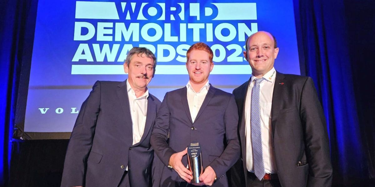 Max Wild gewinnt den „World Demolition Award 2023“ in der Kategorie ...