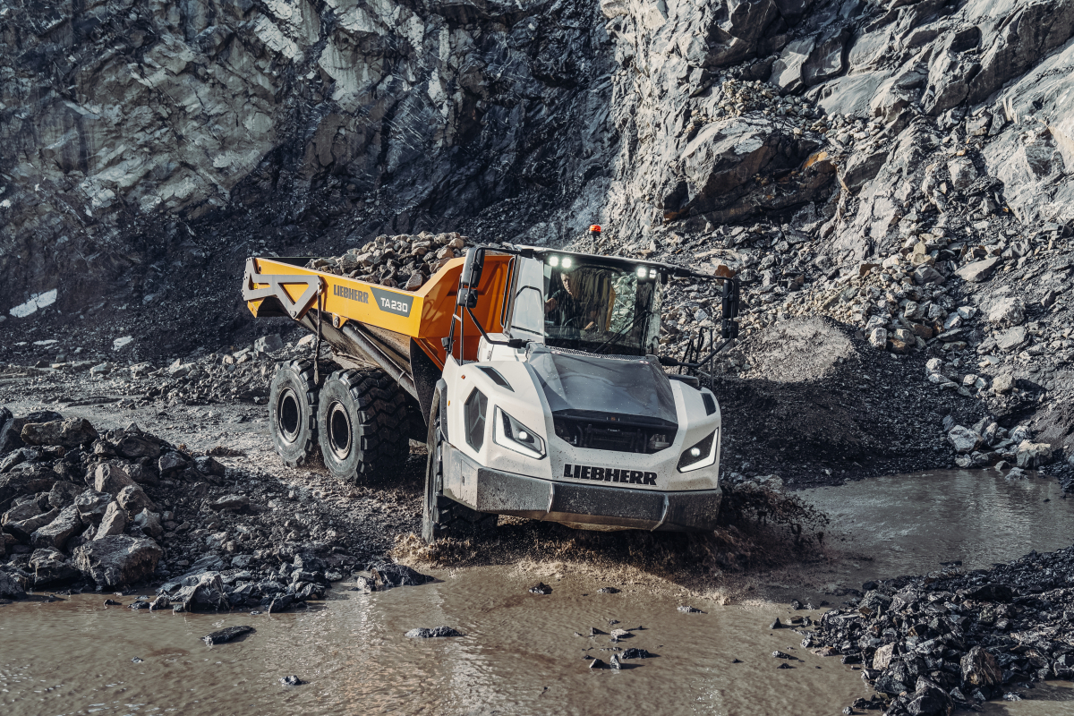 Powerful, robust and safe: The Liebherr TA 230 Litronic dump truck at ...