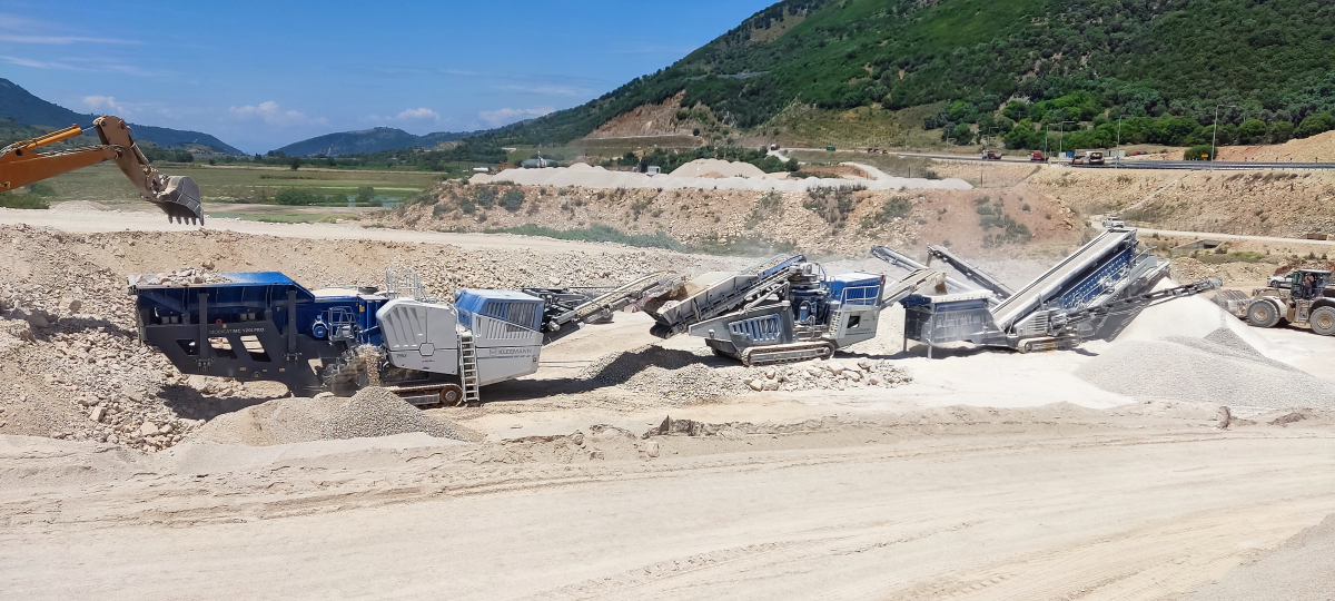 Plant train performs impressively in limestone in Greece - AT Minerals