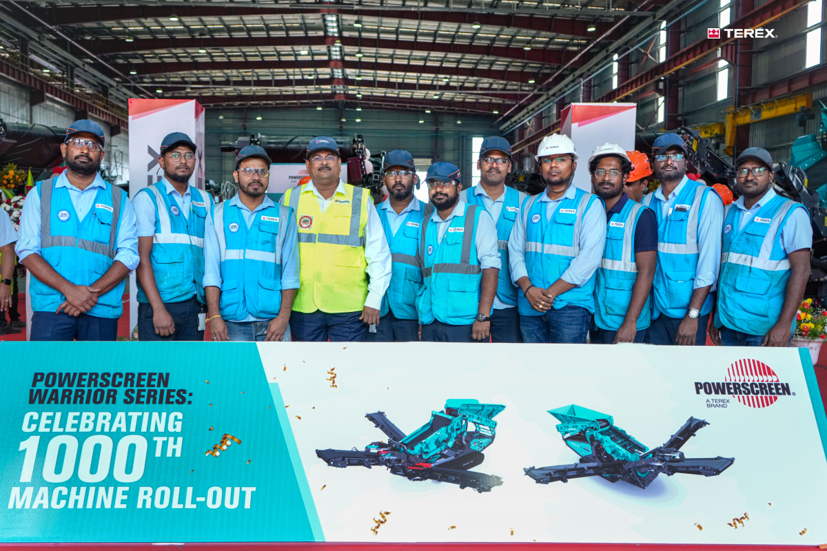 Powerscreen celebrates the production of 1000th Warrior in India - AT ...