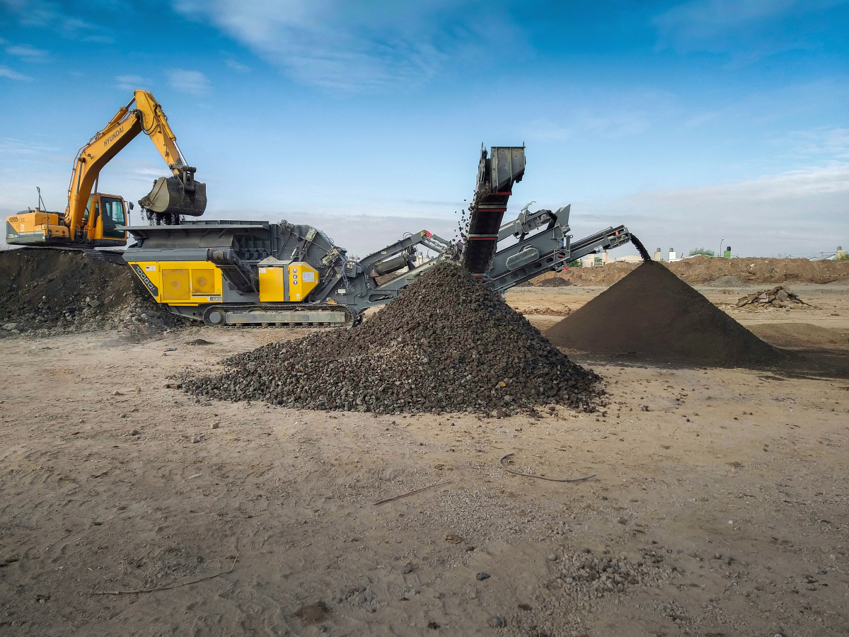 Crushed slag & concrete are 100 % recycled - AT Minerals