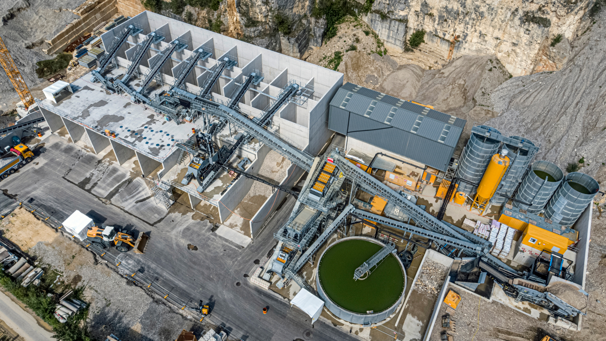 The new wash recycling plant at Albin Borer AG - AT Minerals