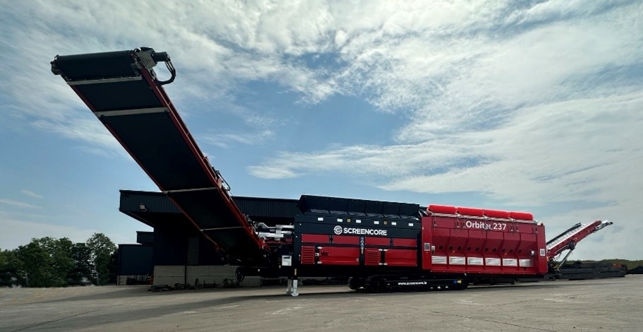 Screencore Orbiter trommels designed for processing aggregates and CDR ...