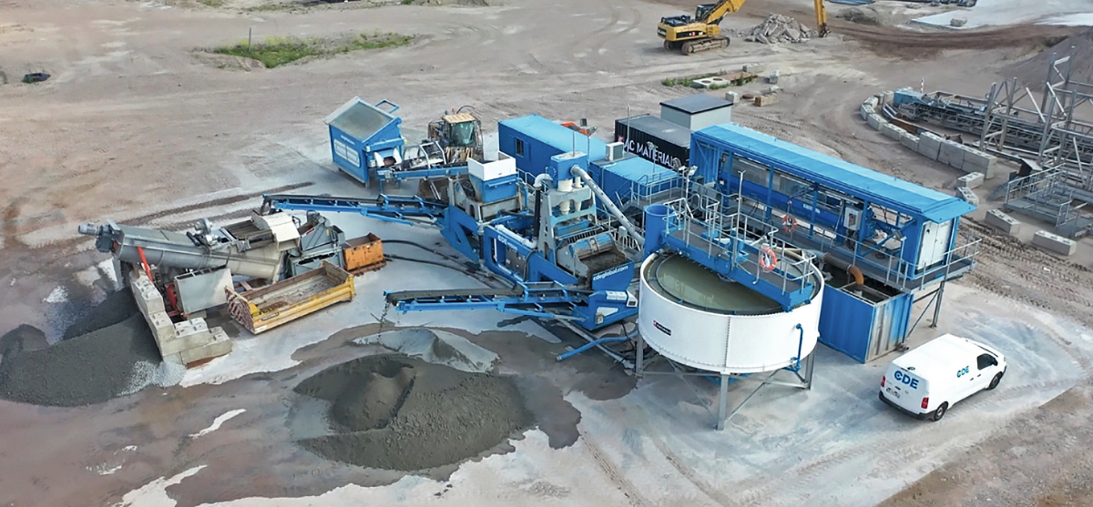 C&D waste recycling plant of AC Materials in Belgium - AT Minerals