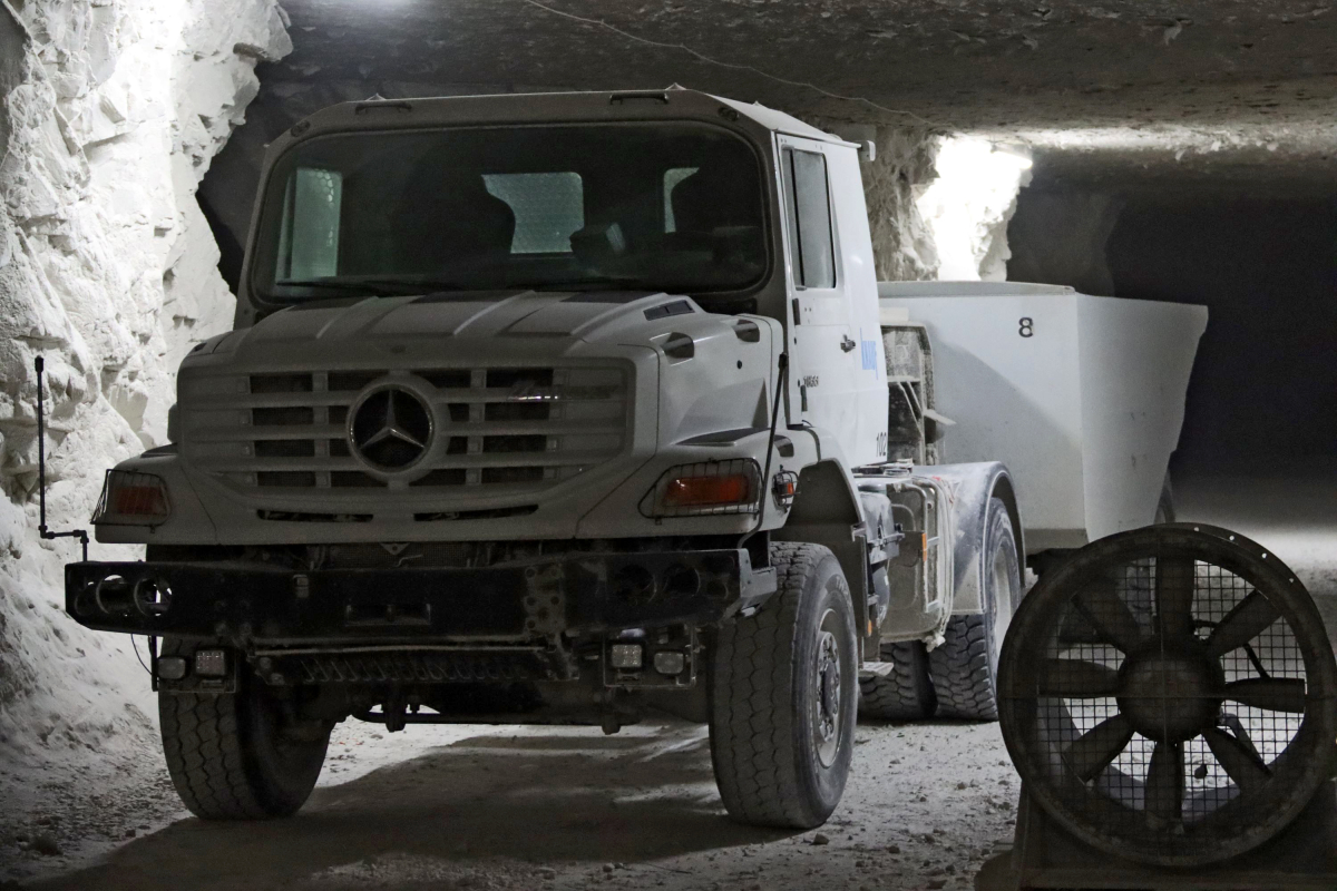 950M wheel loaders support Knauf Gips KG in the extraction of anhydrite ...