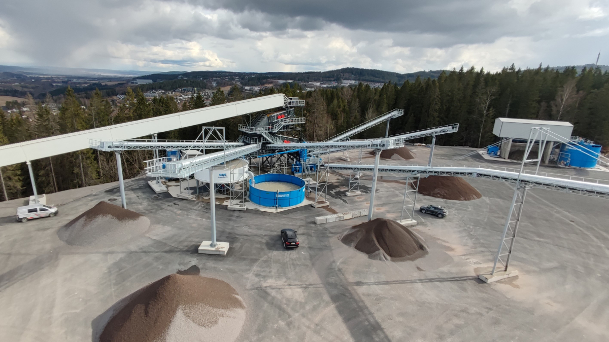 Feiring Bruk invests in a new CDE crushing and washing plant - AT Minerals