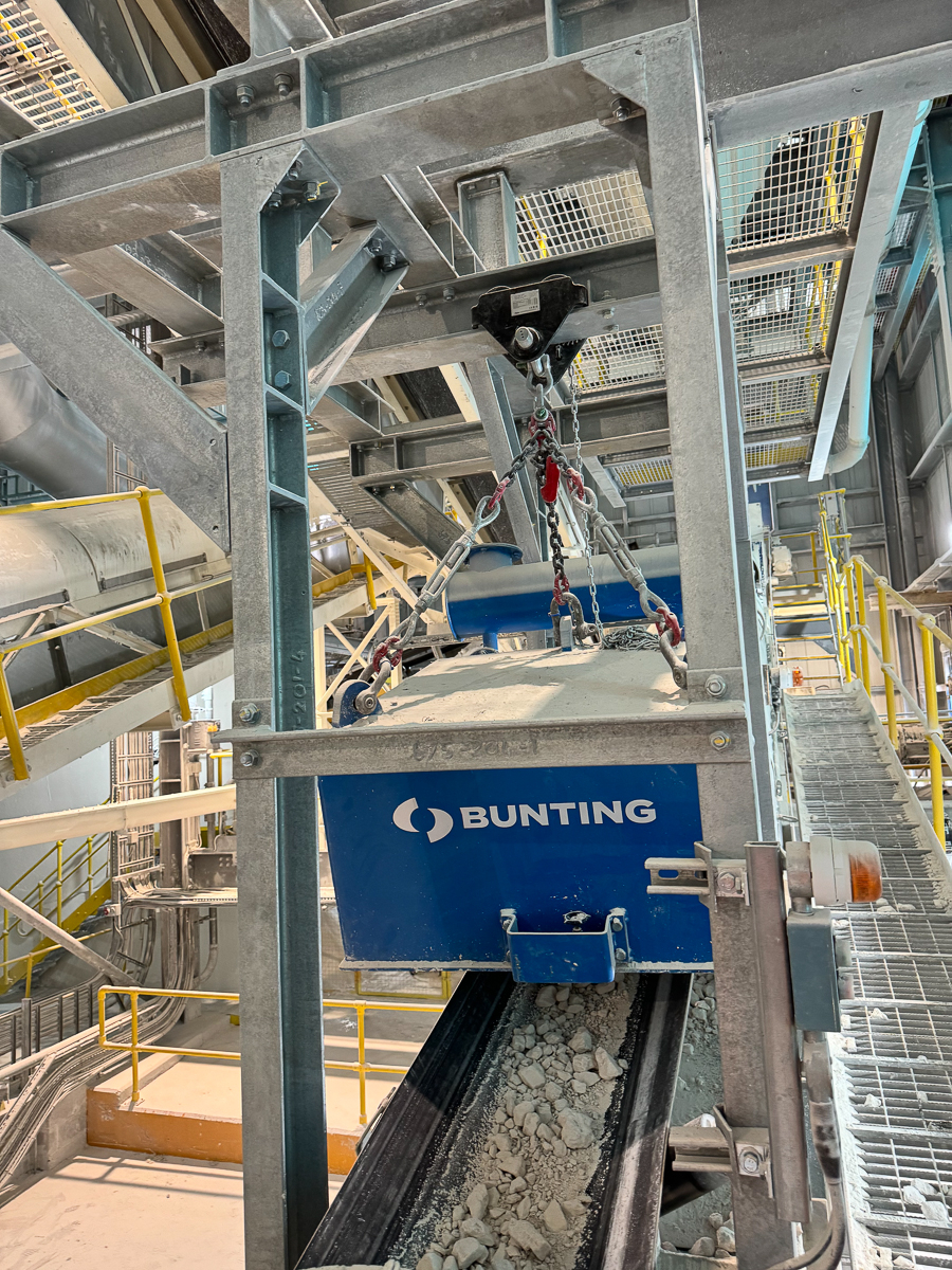 Atherton Material Handling installs Bunting Suspension Electro Magnet - AT Minerals