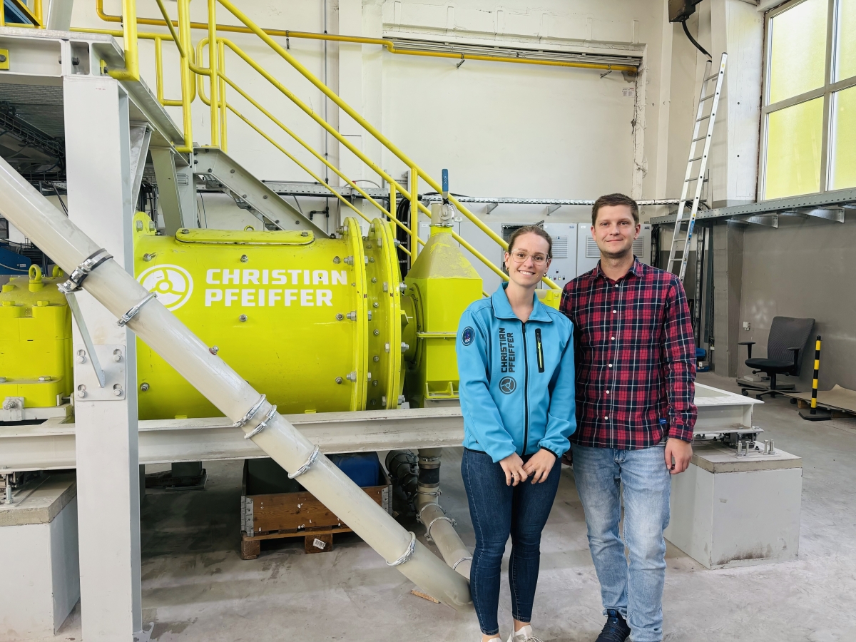 Vorstellung des Kompetenzzentrums der Christian Pfeiffer Maschinenfabrik GmbH mit neuer ...