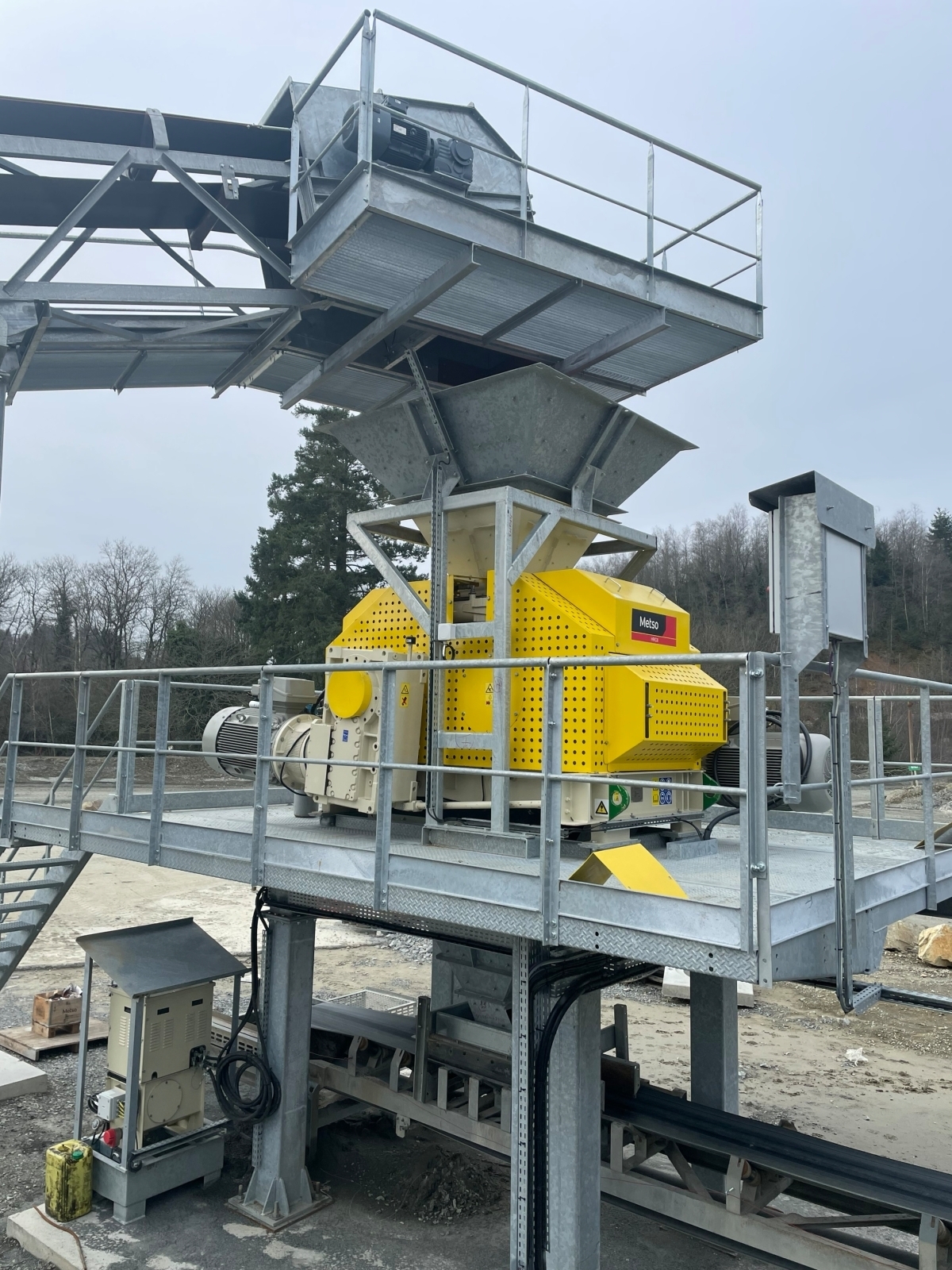 Metso HRC crusher for aggregates enables industrial sand production and ...