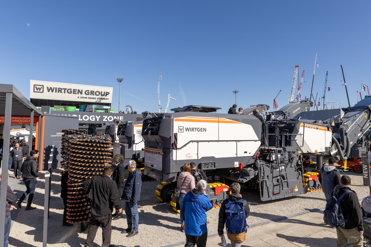 Publikumsmagnet Wirtgen Group begeistert mit Innovationsvielfalt auf der bauma 2025 - AT Minerals