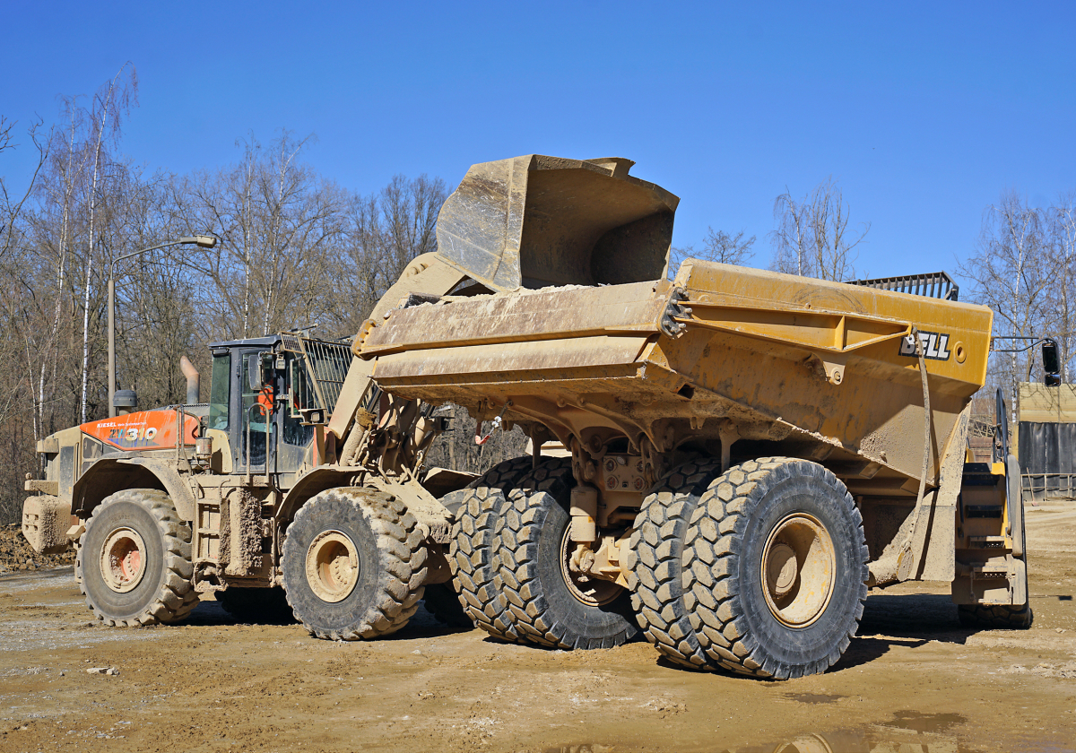 Bell B45E 4x4 at Ostrauer Kalkwerke - AT Minerals