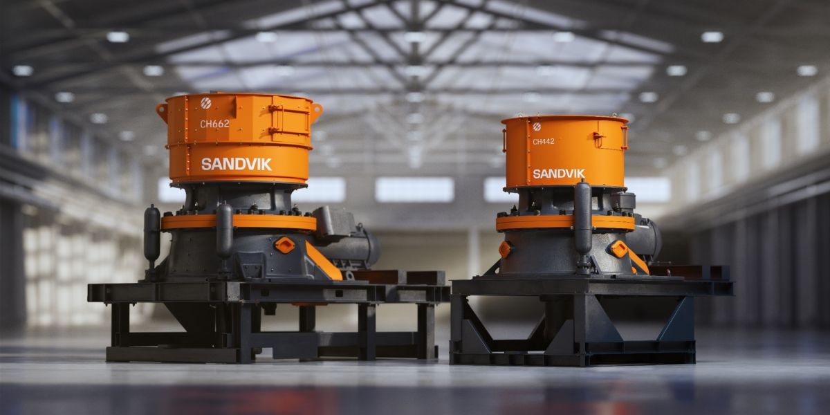 Sandvik launched the new CH442 and CH662 cone crushers at CONEXPO-CON ...